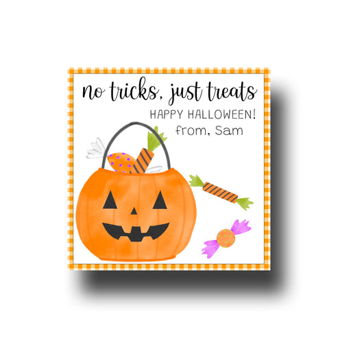 Halloween Gift Tags & Stickers - Candy Bucket – Merry Moments Design Co.